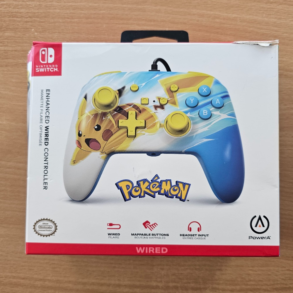 Pre-owned PowerA Pokemon Enhanced Wired Controller - Pikachu Charge ...